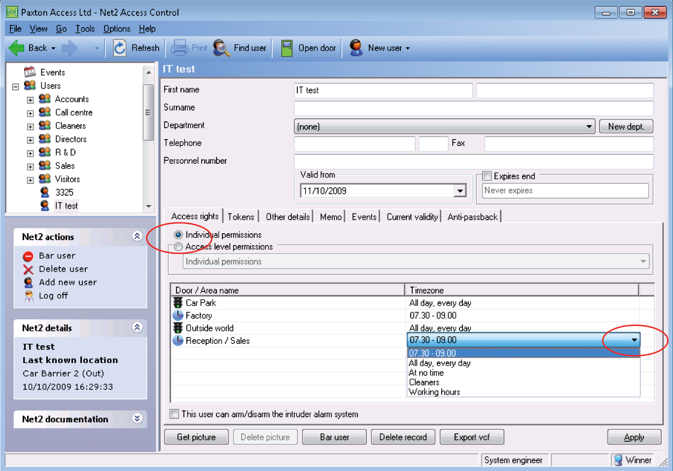 Paxton Net2 Access Levels and Timezones | All Secure Security Resources - Manuals & Pdf's